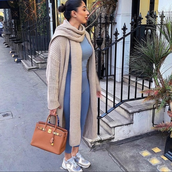 Zara | Jackets & Coats | Zara Mink Oversized Knit Coat | Poshmark